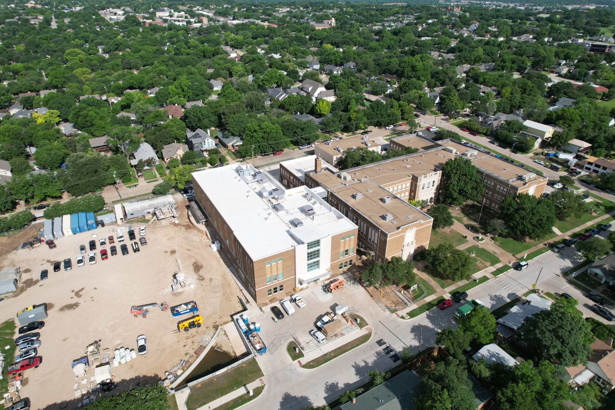 W.C. Stripling Middle School: Final Interior Work Nearing Completion ...